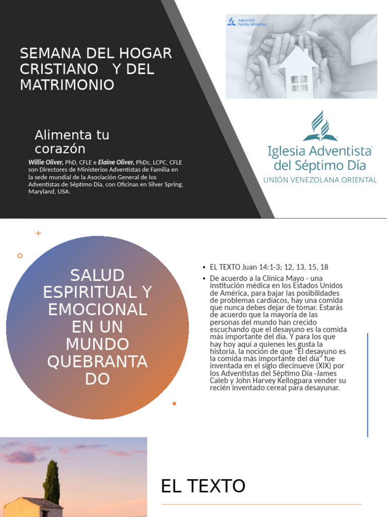 1er Tema Alimenta Tu Corazón | PDF | Jesús | Estrés (biología)
