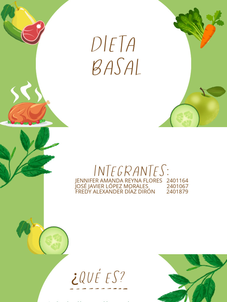 Pres Dieta Basal | PDF