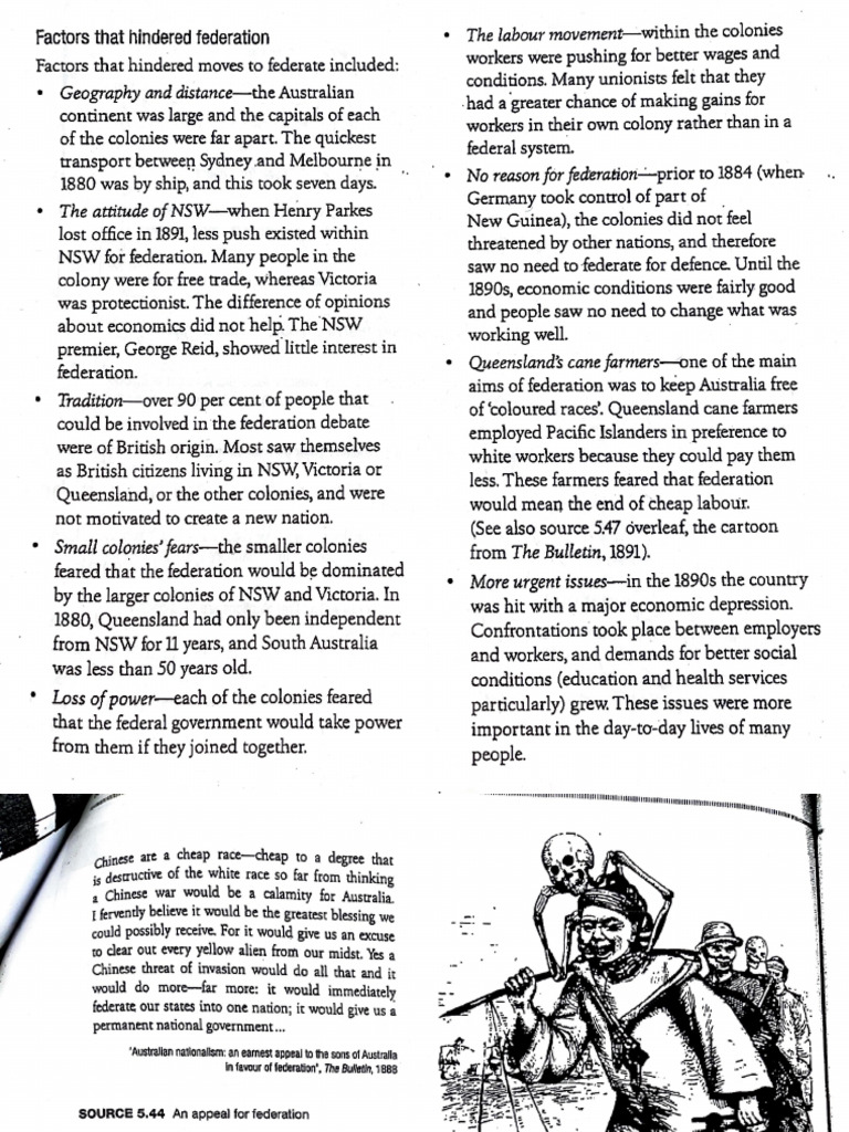 Arguments For and Against Federation | PDF | New South Wales | Australia