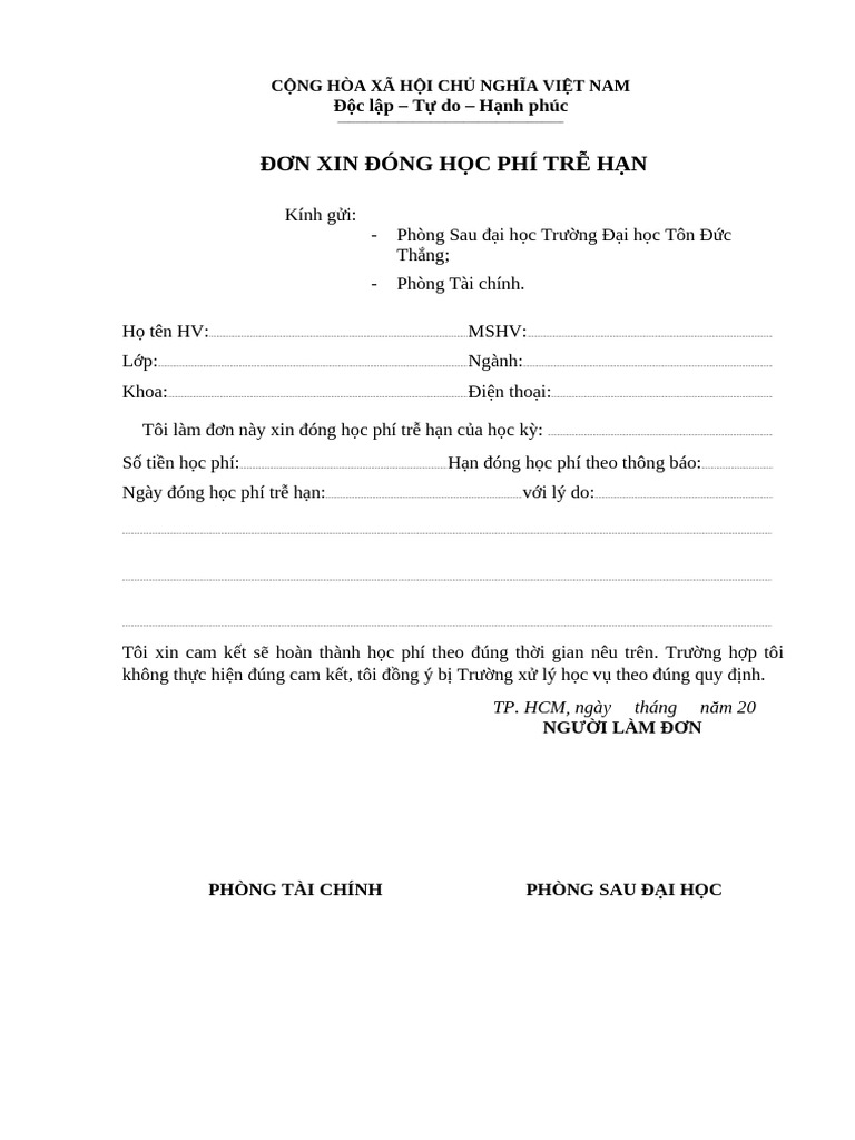 Don Xin Dong Hoc Phi Tre Han | PDF