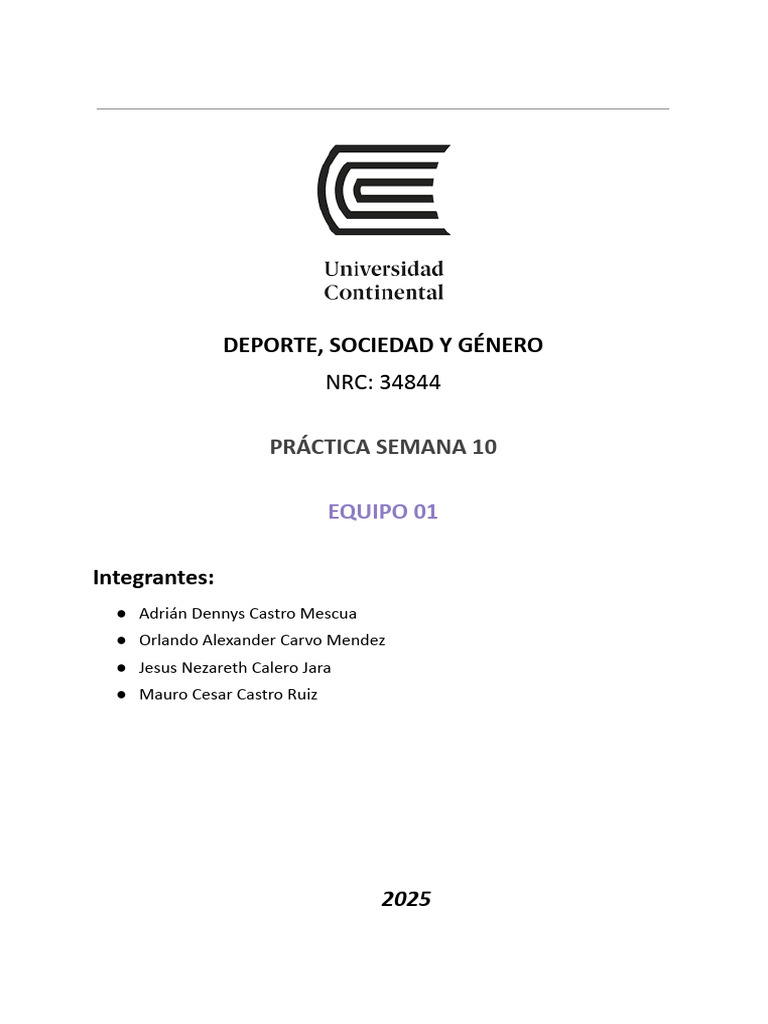 Deporte, Sociedad y Género - Sem10 | PDF | Menstruación | Mujer