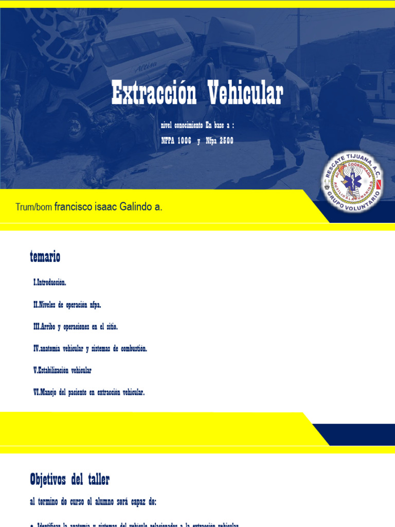 Extracción Vehicular | PDF | Airbag | Eje