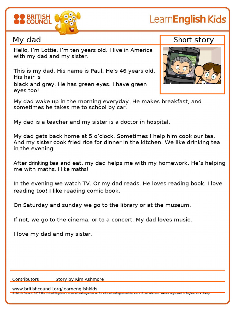 Short Stories My Dad Easy | PDF