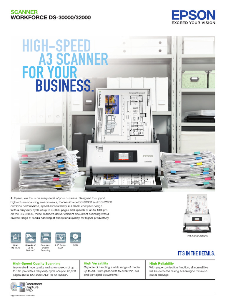 EPSON Launch of A3 Business Scanners Update0922 HI | PDF | Image ...