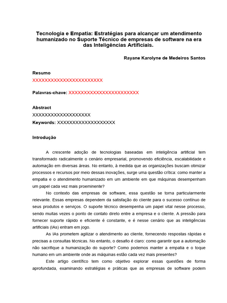 Rayane Karolyne - Artigo cientifico | PDF