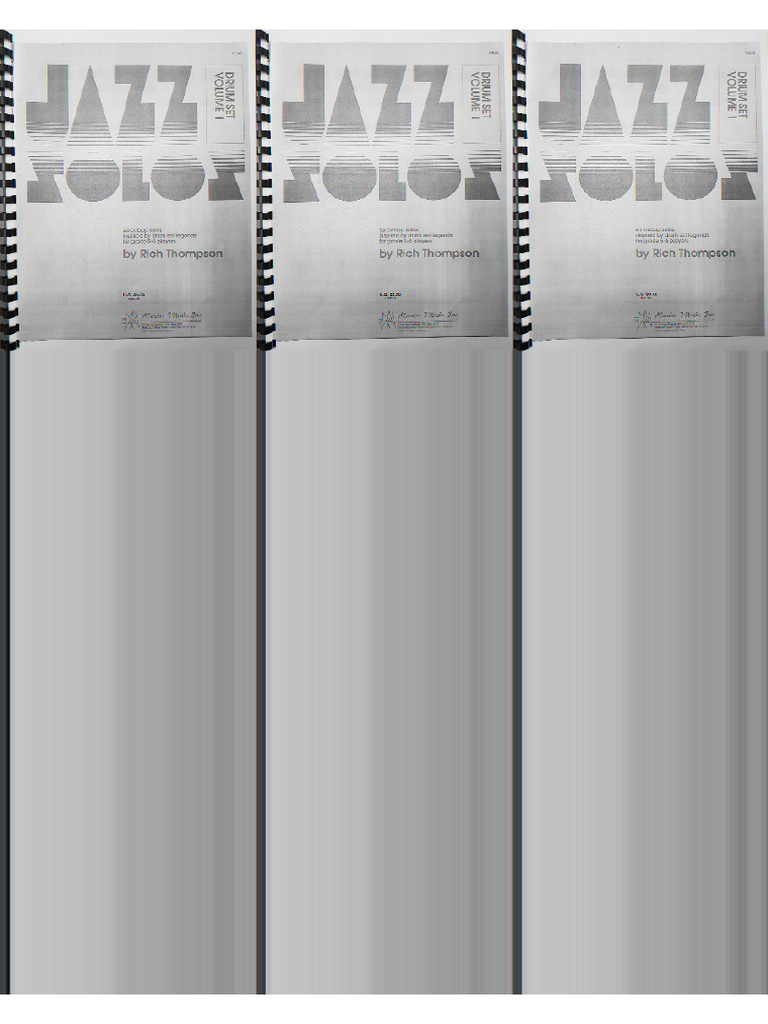 Thompson Drum Solo Compress | PDF