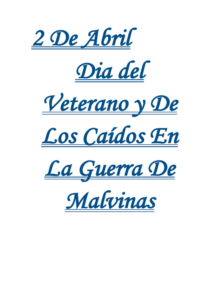 2 de Abril | PDF