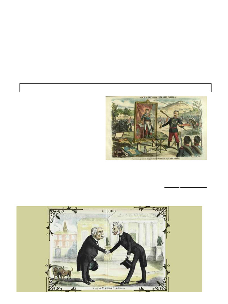 Tema 7-A. o Réxime Da Restauración Borbónica | PDF