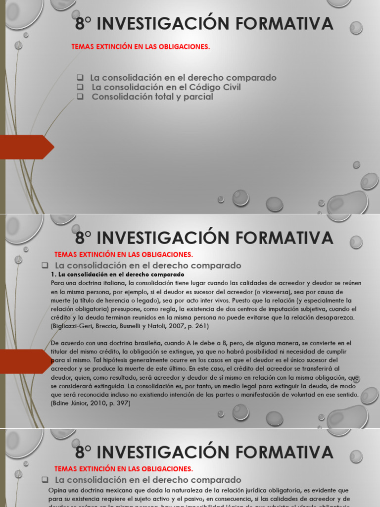 8° Investigación Formativa Material de Estudio | PDF | Pagos