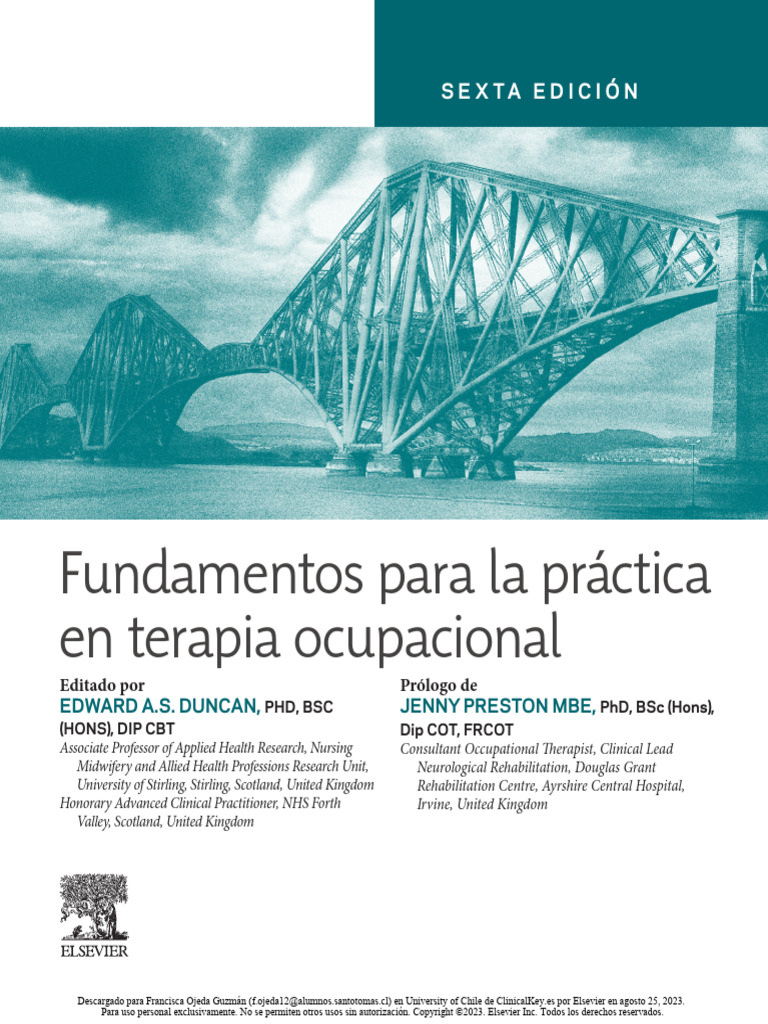Fundamentos para la Práctica en Terapia Ocupacional (2) | PDF | Terapia ocupacional | Psicoterapia