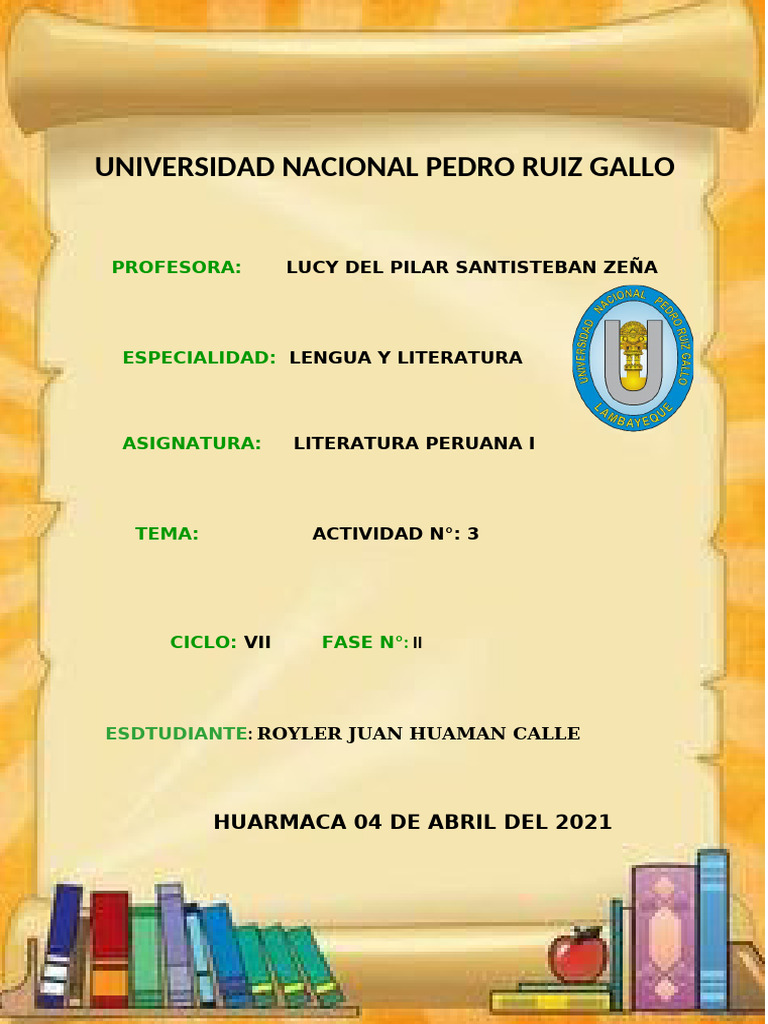 3 Actividad Prof. Lucy | PDF | Imperio Inca