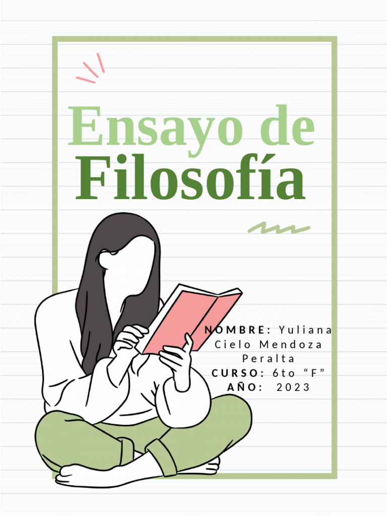 Portadas de Filosofía para Word | PDF