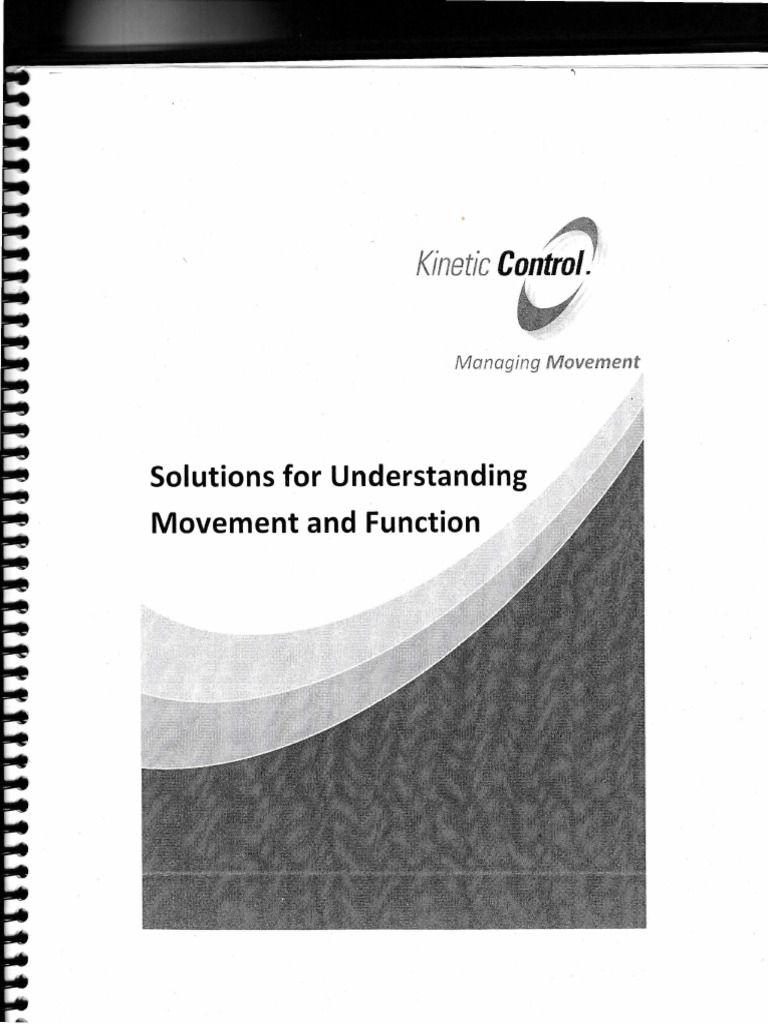 Kinetic Control | PDF | Dolor lumbar | Dolor
