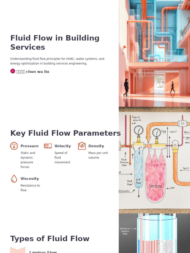 Fluid Flow in Building Services | PDF | Fluid Dynamics | Flow Measurement