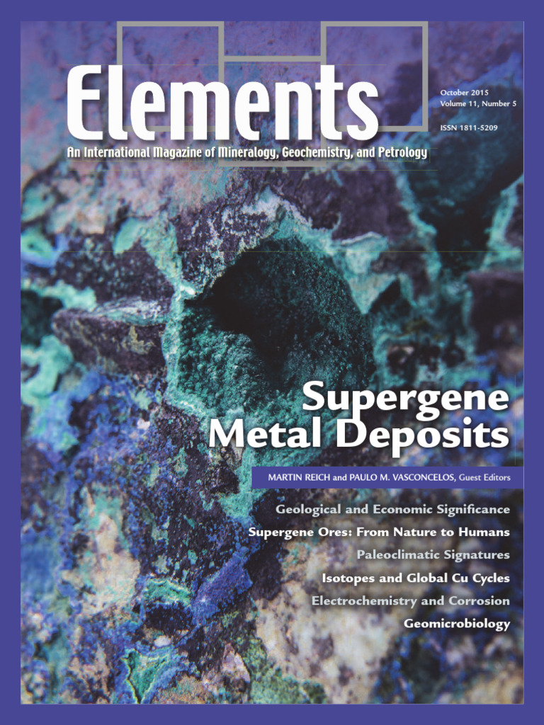 Elements Supergene Copper Deposits | PDF | Ore | Rock (Geology)