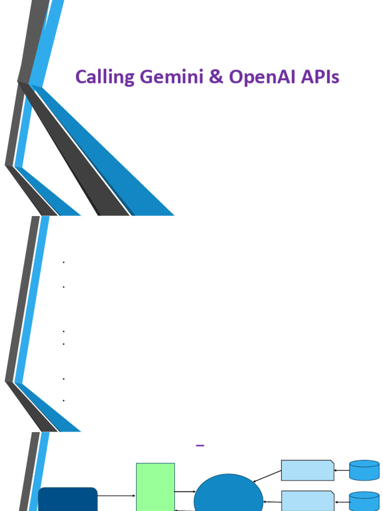 Lecture 06 Calling Gemini and OpenAI APIs | PDF | Artificial Intelligence | Intelligence (AI ...