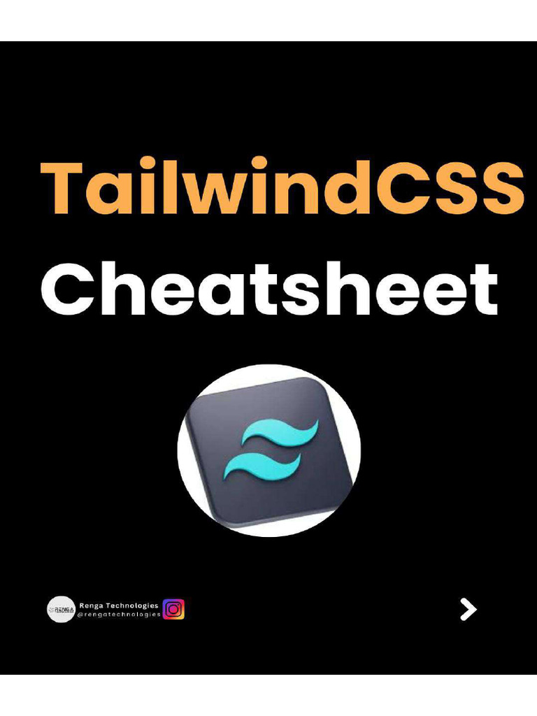 TailwindCSS Cheatsheet | PDF