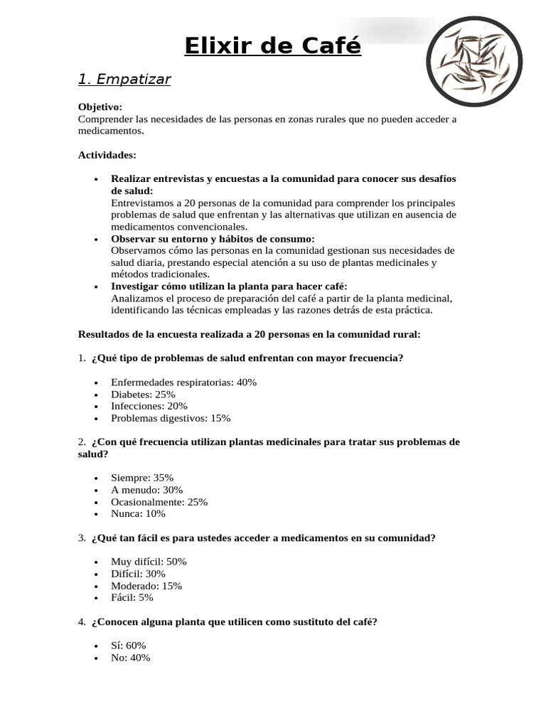 Elixir de Café | PDF | café | Plantas medicinales