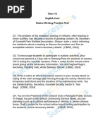 Class 12 Formal Invitation Samples | PDF