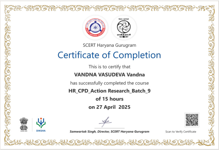 HR CPD Action Research Batch 9 | PDF