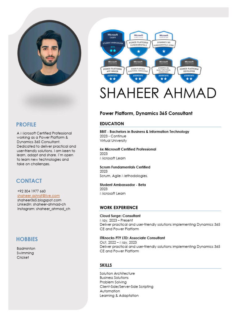 Shaheer Resume July 2023 1 | PDF