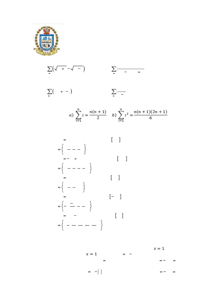 Práctica de Cálculo Integral y Sumas | PDF | Integral | Zona