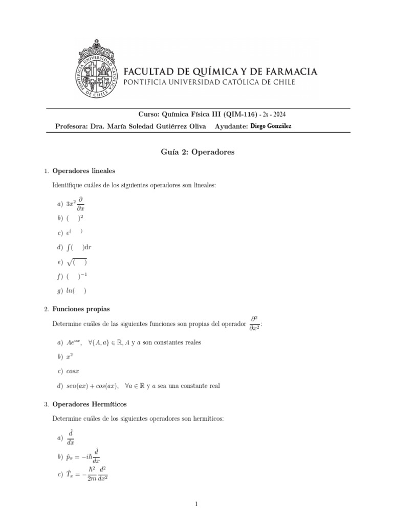 Guia 2 - Operadores | PDF