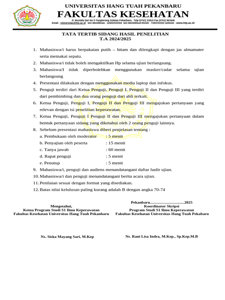 Bap Dan Format Penilain Skripsi Jamalusssss | PDF