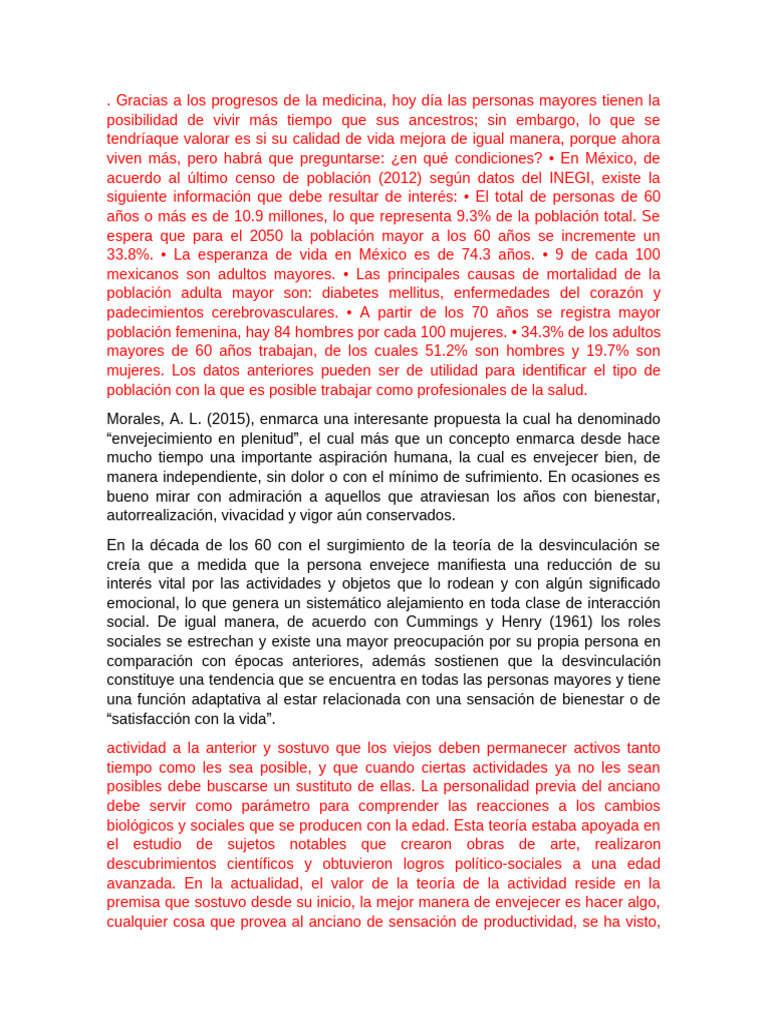 Gracias A Los Progresos de La Medicina | PDF | Vejez | Envejecimiento