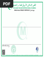 Template Halal Declaration | PDF