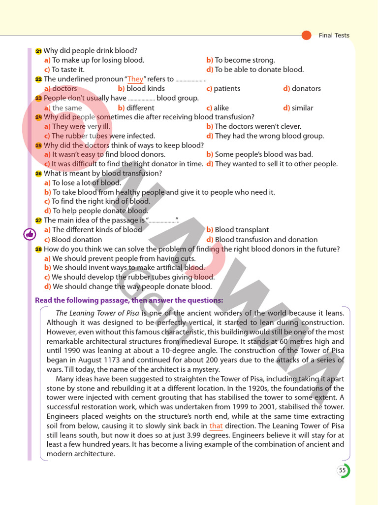 Leaning Tower of Pisa: History & Restoration | PDF | Blood Donation ...