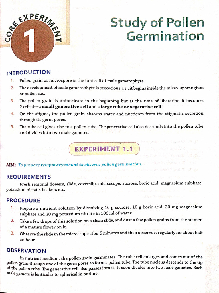 Biology XII Practical | PDF