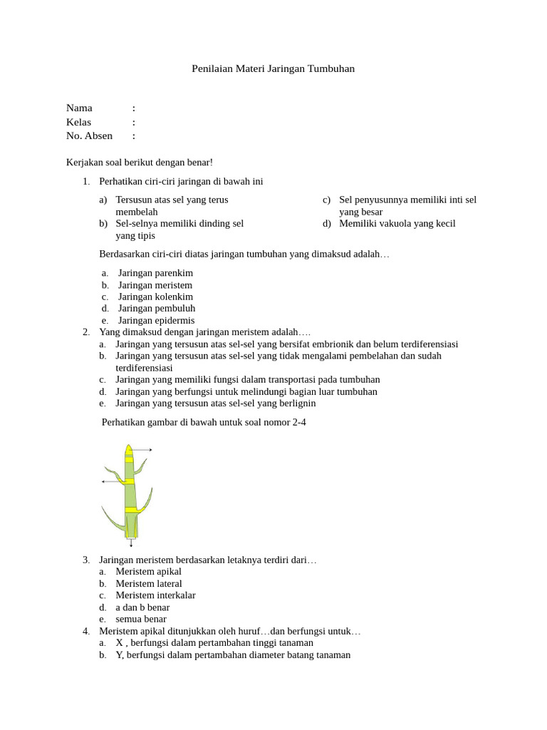 Soal Latihan Kelas XI | PDF