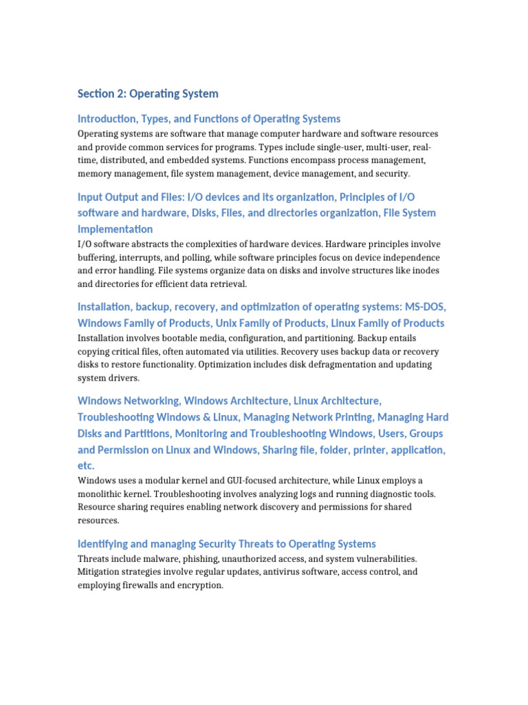 OS and Networks Assignment Answers | PDF | Computer Network | Operating System
