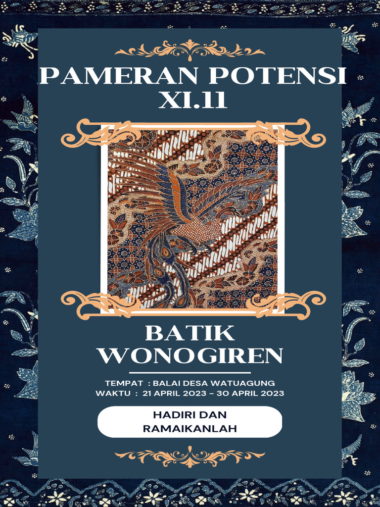 Biru Tua Antik Iklan Pameran Keberagaman Budaya Nusantara Your Story ...