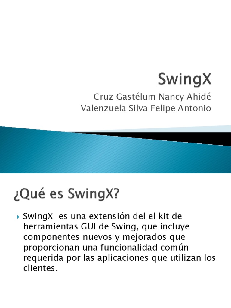 Swing X | PDF