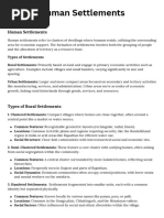 Settlement Types and Hierarchy Explained | PDF | City | Village