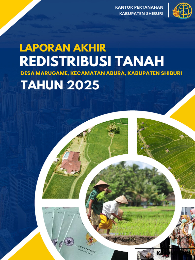 Cover Laporan Akhir Redist Kel | PDF