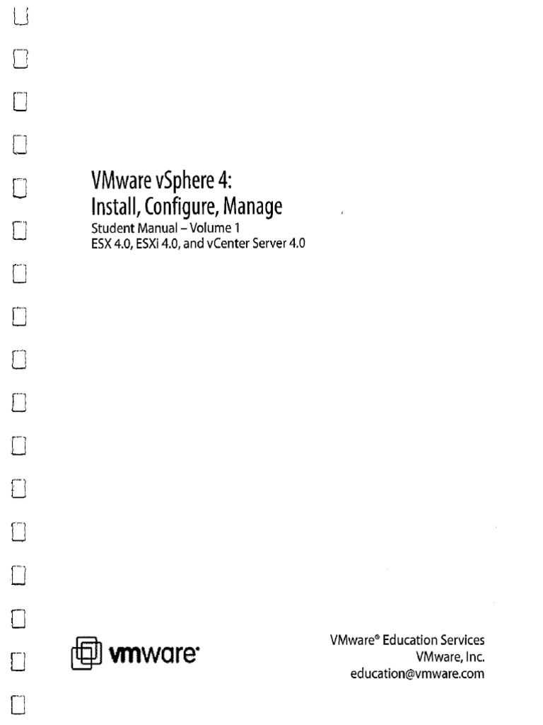VMware VSphere 4 Vol. 1 | PDF