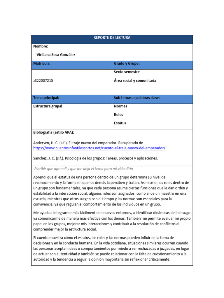 Estructura Grupal: Estatus y Roles Sociales | PDF | Estatus social ...