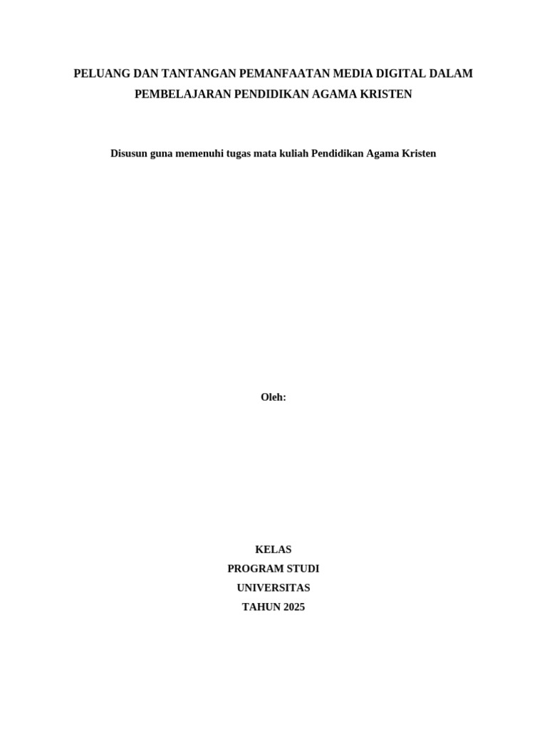 Pandangan Ajaran Kristen Terhadap Ajaran Kristen Progresif | PDF