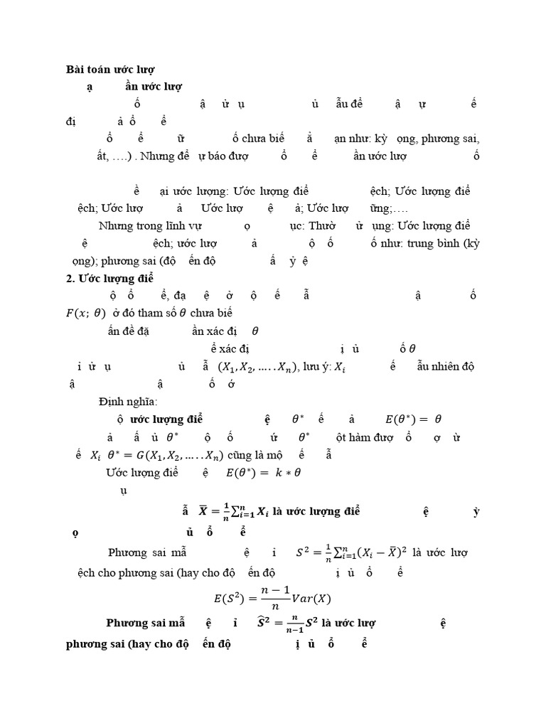 Bài Toán Ư C Lư NG | PDF