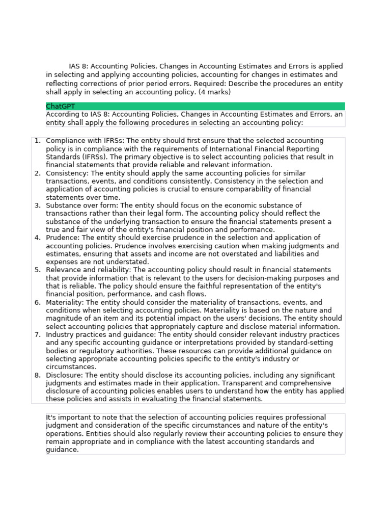 Acc Policies | PDF | Business | Accounting