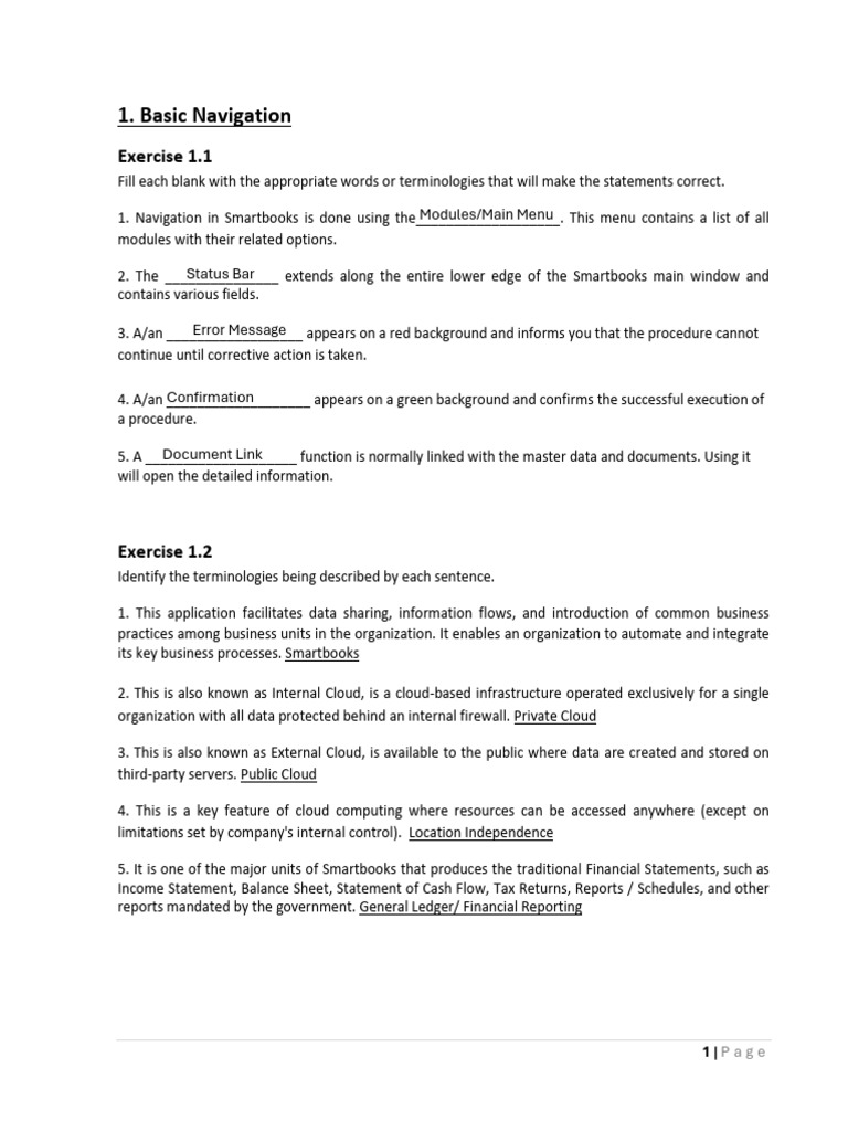 SMARTBOOKS-Exercise 1 - 8.9 | PDF | Cloud Computing | Invoice