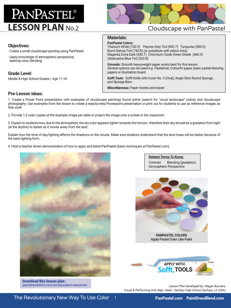 PanPastel Lesson Plan No.2 | PDF | Drawing | Pastel