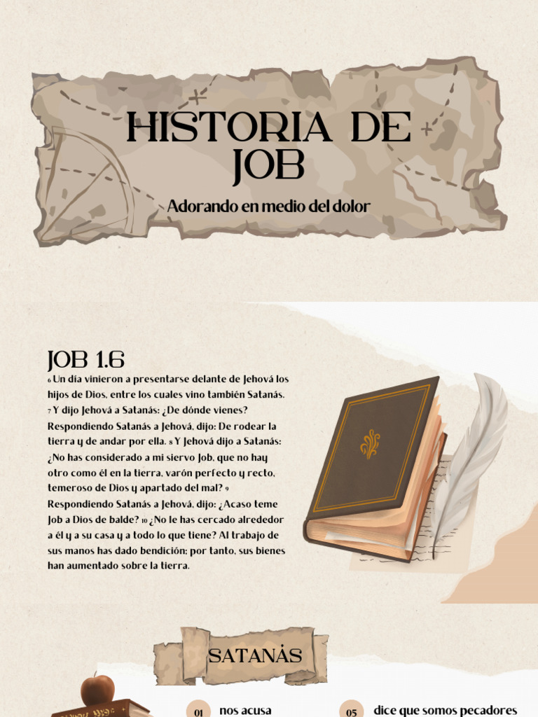 Job: Fe y Adoración en el Dolor | PDF | Satán | Libro de trabajo
