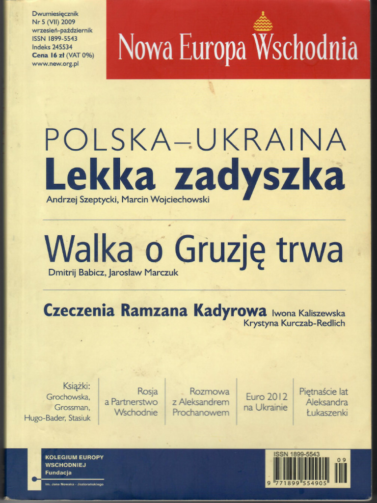 Rozmowa Z Prochanowem - NEW NR 5 - 2009 | PDF