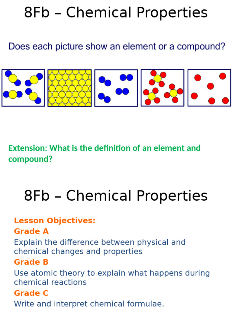 8Fb Chemical Properties v03 | PDF | Chemical Compounds | Chemical ...