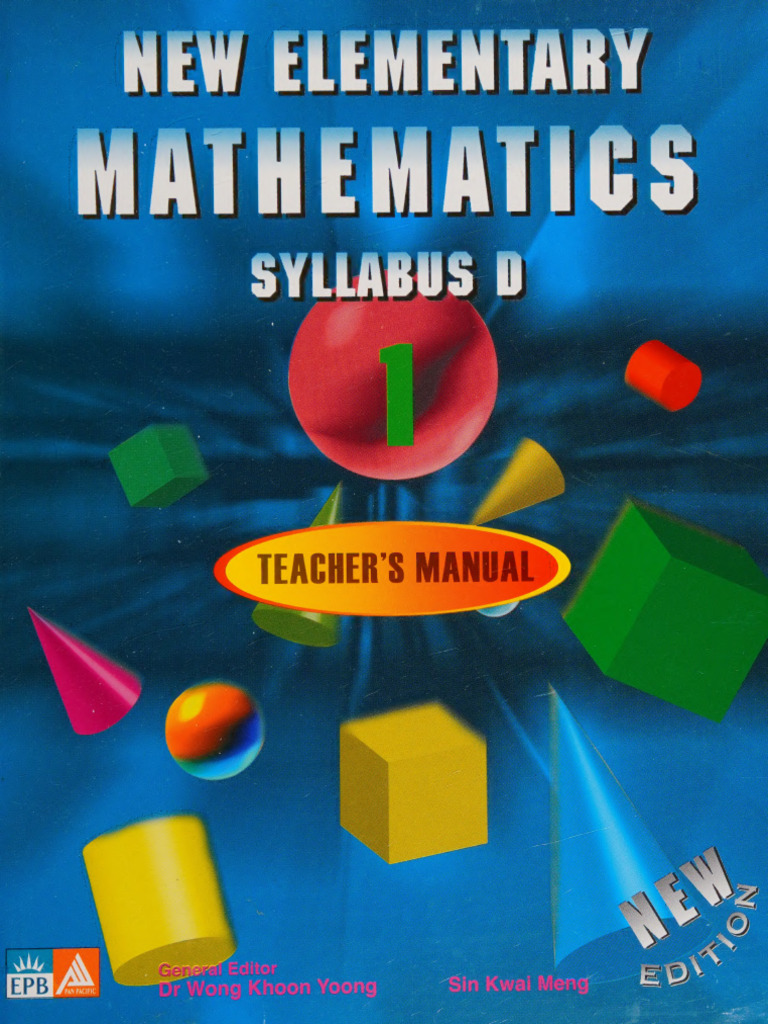 New Elementary Mathematics Teacher's Manual | PDF | Division ...