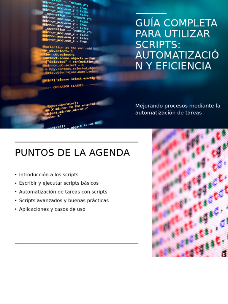Guía Completa para Utilizar Scripts | PDF | Lenguaje de escritura ...